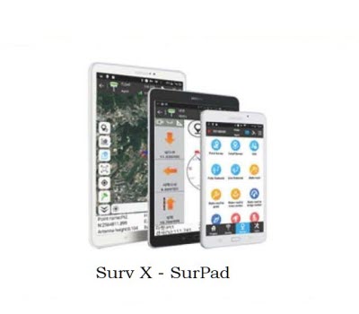 SurvX, Surpad, software per android, per uso con Gnss Kolida e altre ...